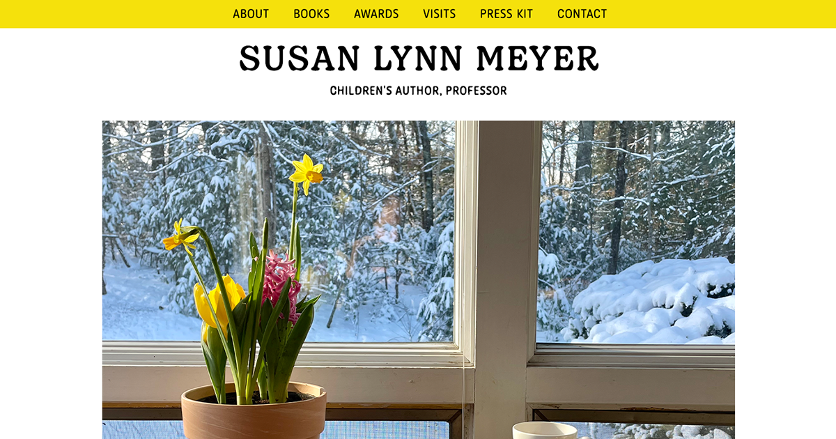 Susan Lynn Meyer, Children's Author and Professor